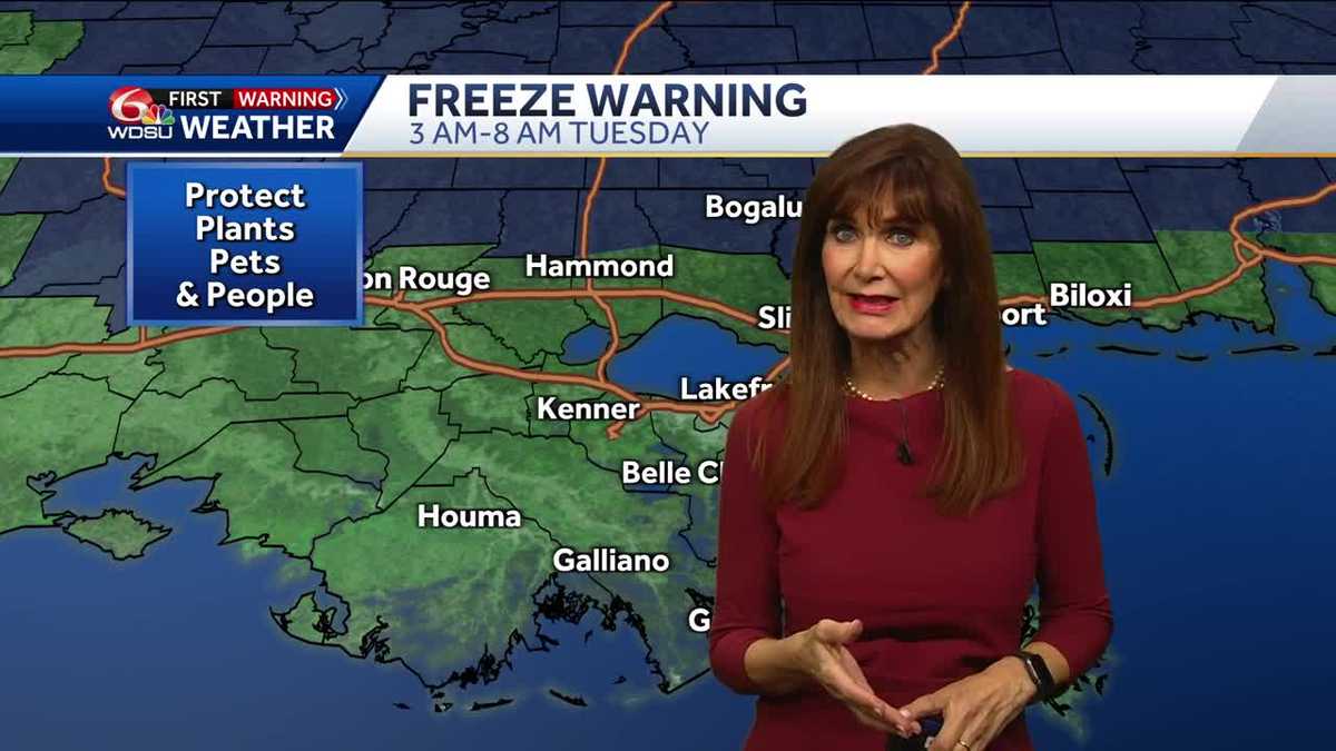 Freeze and frost potential Northshore