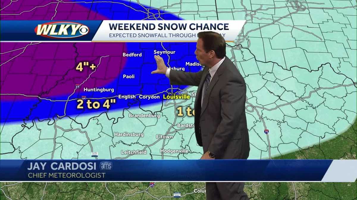 Quiet Friday weather turns wintery this weekend
