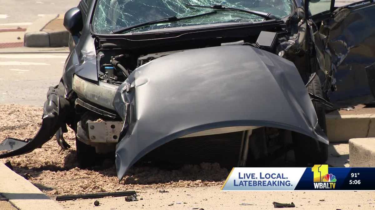 Rifle seized after carjacking suspect crashes in Baltimore