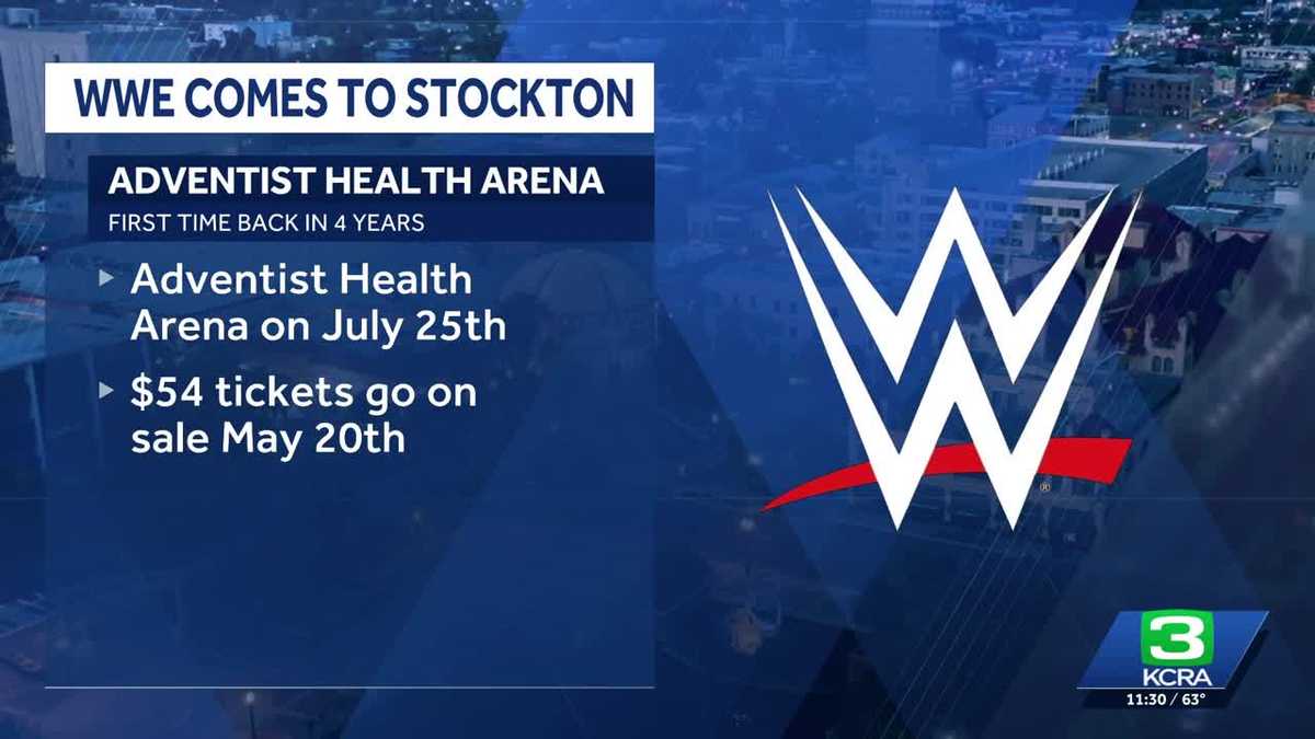 WWE announces 2026 summer tour stop in Stockton
