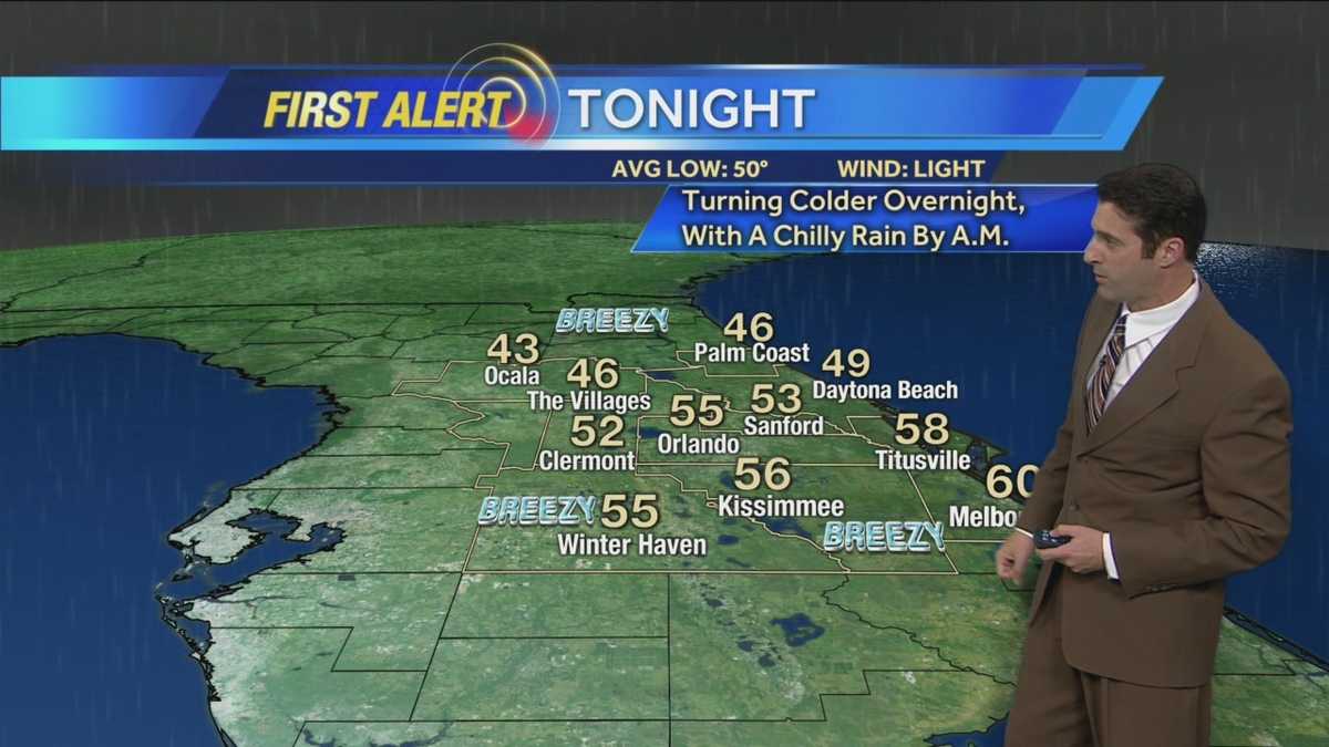 Wet Rainy Windy Weather Expected Wednesday