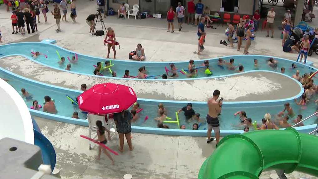 Splashing around the new Waverly Aquatic Center