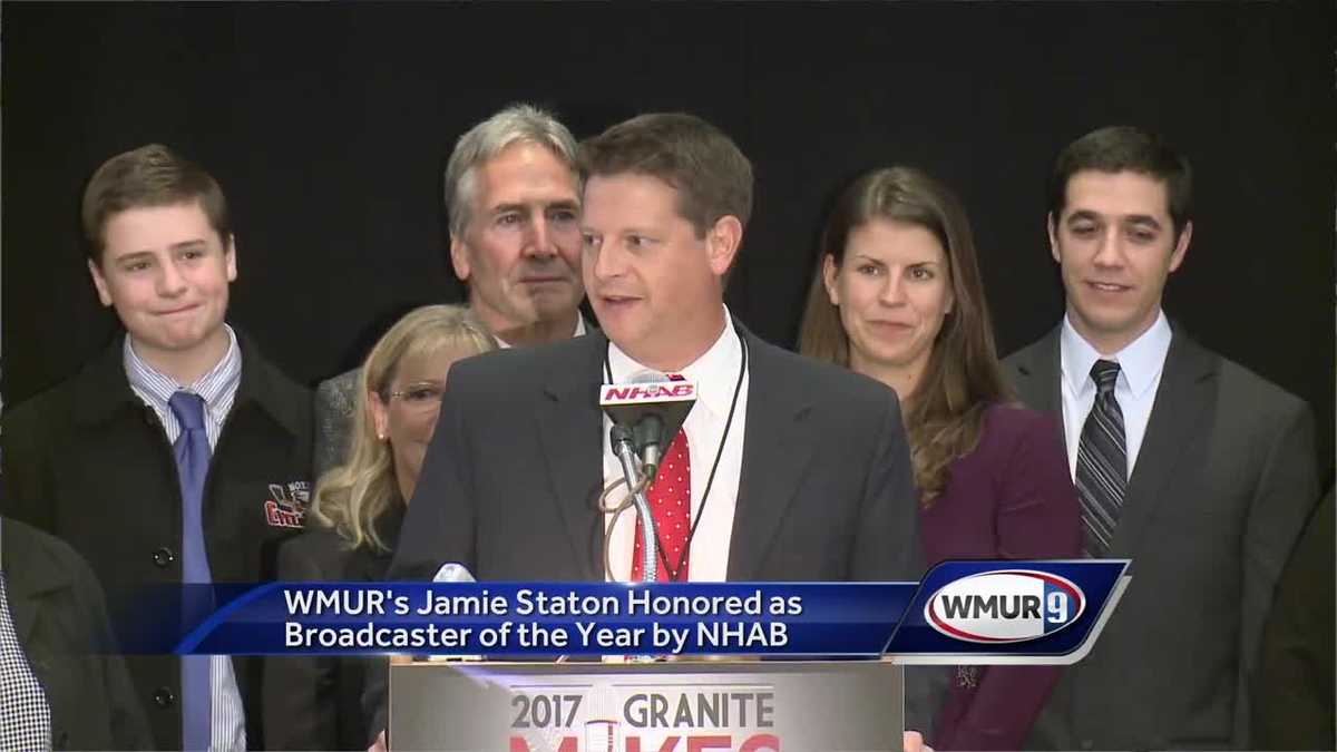 WMUR's Jamie Staton honored as Broadcaster of the Year at Granite Mike ...