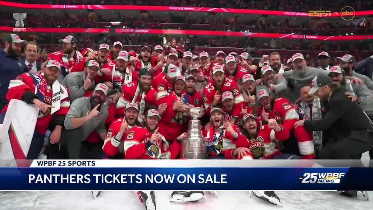 Florida Panthers announce sale of game tickets for new season