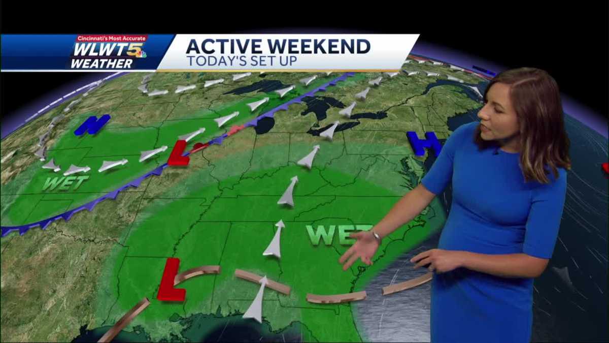 Active weekend of weather