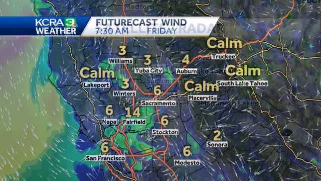 Delta Breeze helping to drop temperatures in Northern California