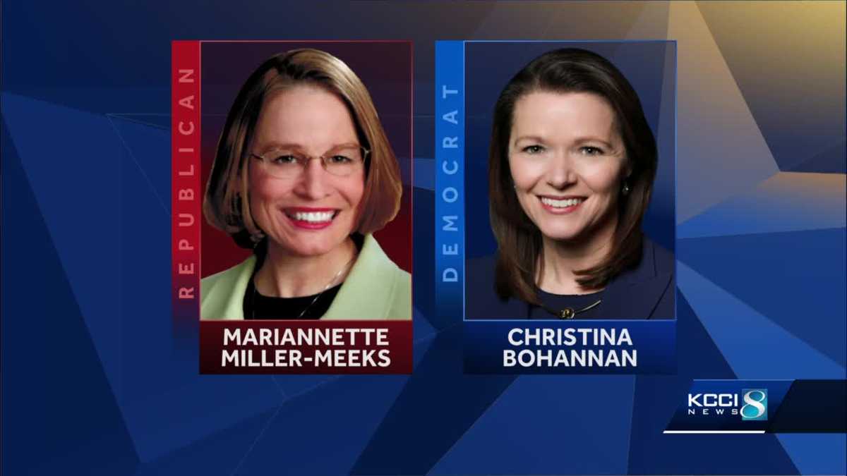 Miller-Meeks and Bohannan face off for 1st Congressional District in Iowa