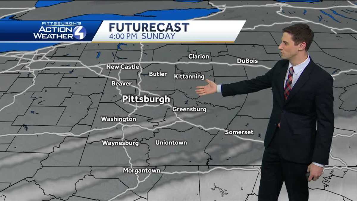 Partly cloudy and clearing overnight