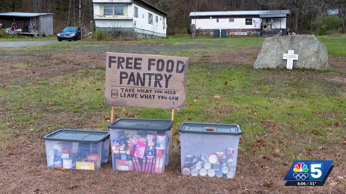 Vermont residents inspire action with free food pantry