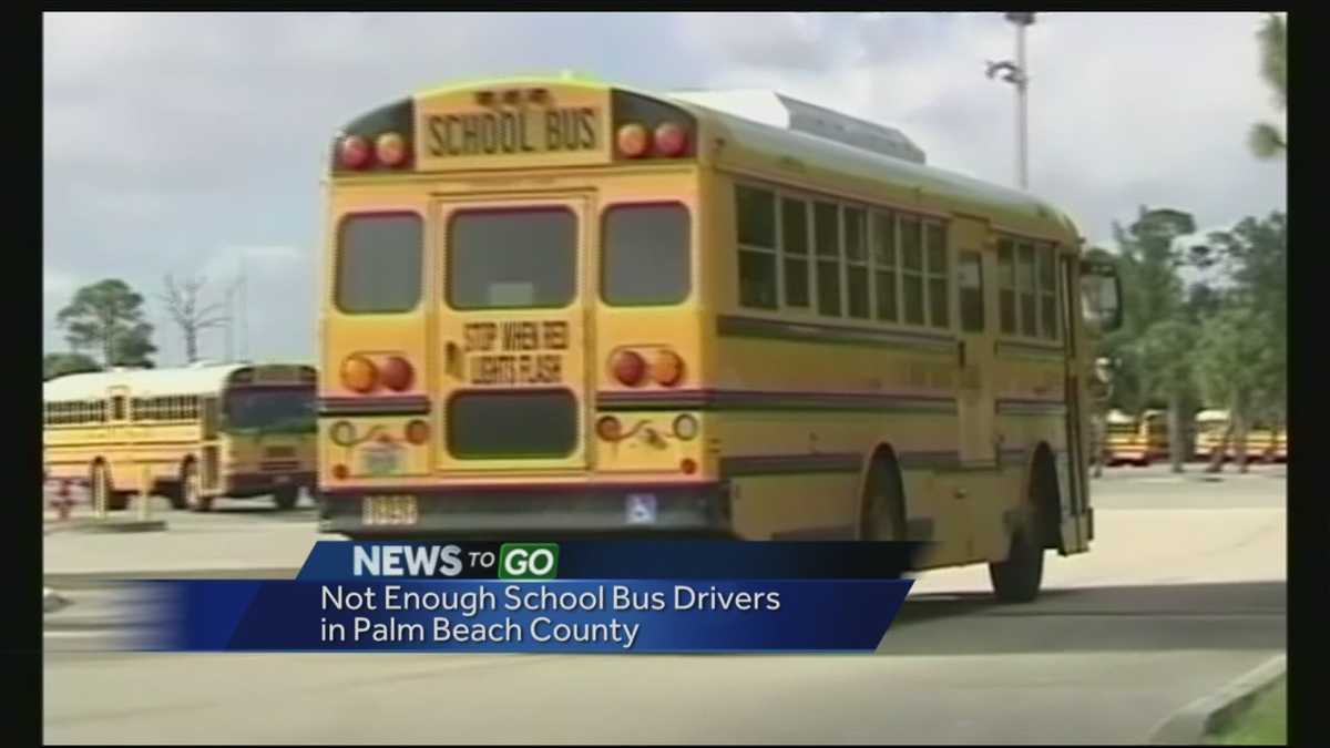 Not enough bus drivers in Palm Beach County