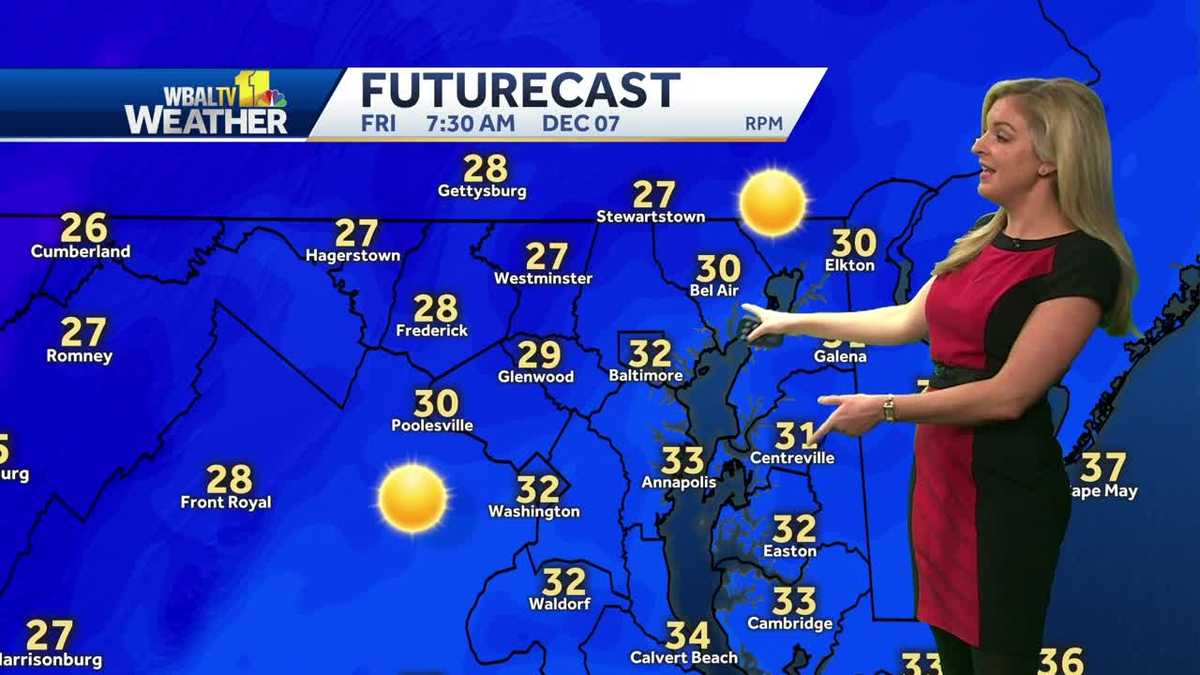 Thursday to stay chilly through evening