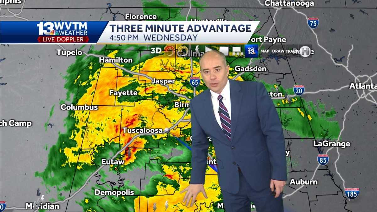 Rain, wind and storms likely on Wednesday