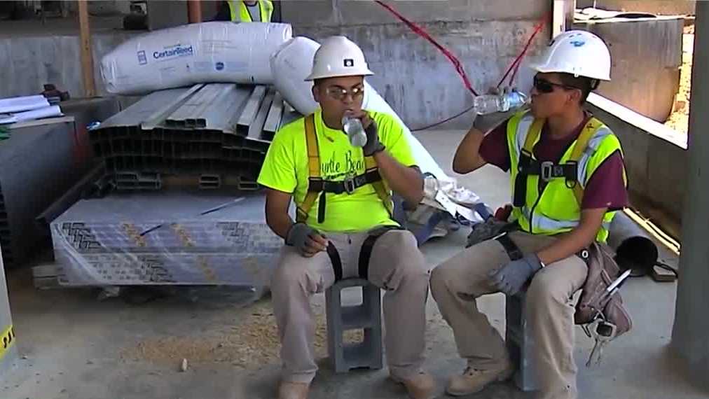 Outdoor workers in NH take extra precautions during extreme heat