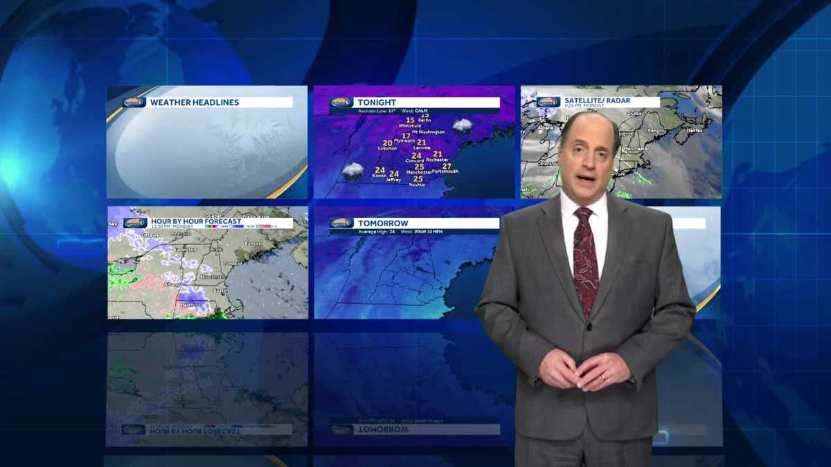 Video: Light wintry mix overnight