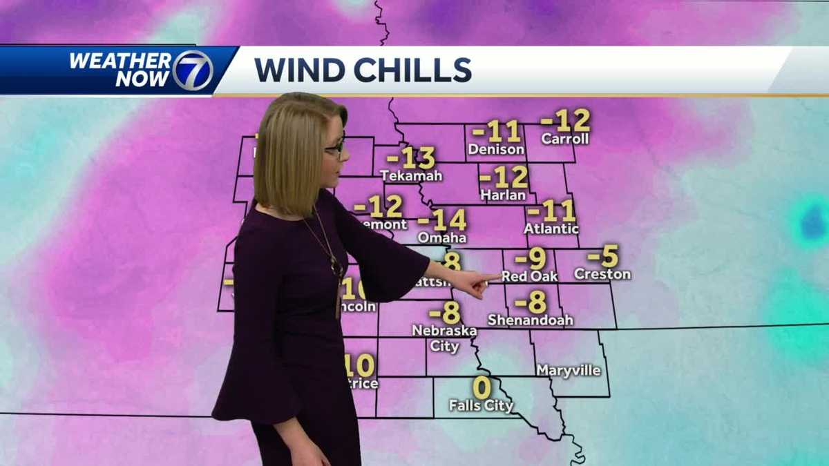 Starting the weekend with sub-zero wind chills