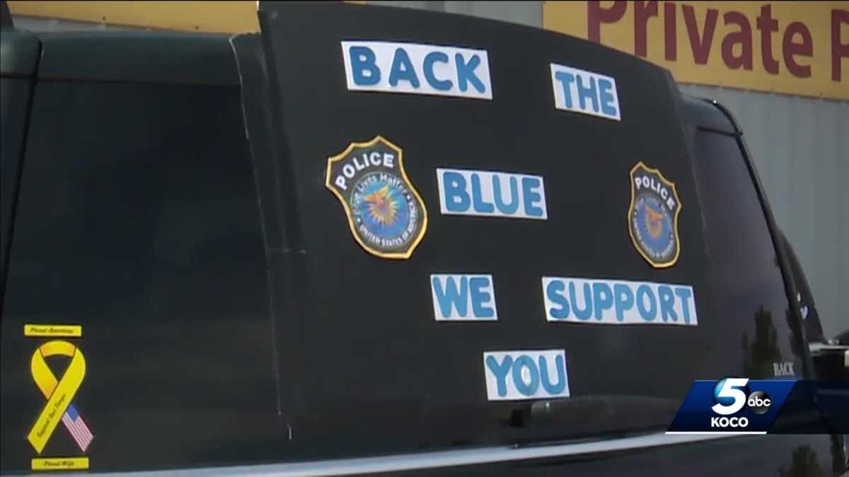 Yukon community holds 'Back the Blue' event to show support for police ...
