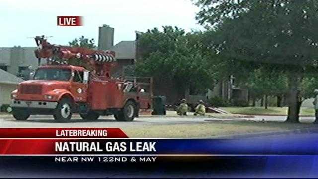 High pressure line breaks in NW OKC