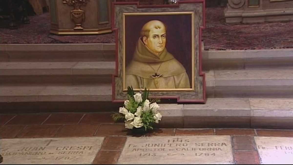 Carmel Mission, canonization of Father Junipero Serra