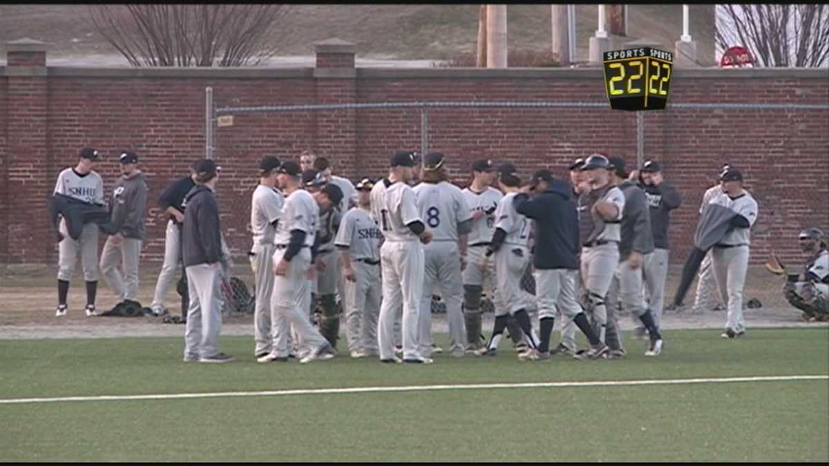 SNHU baseball over Saint Anselm in Haverhill, Mass