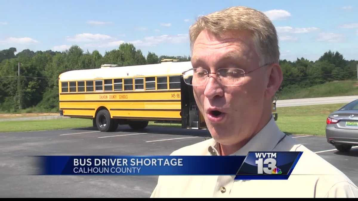 Shortage of substitute bus drivers in Calhoun County Schools