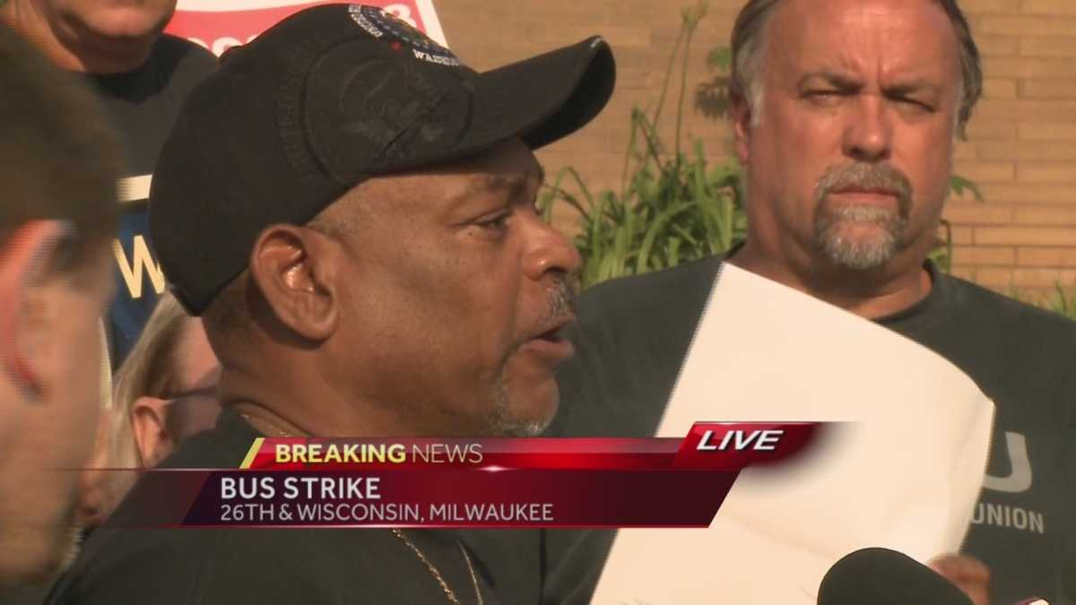 Bus drivers' union holds news conference