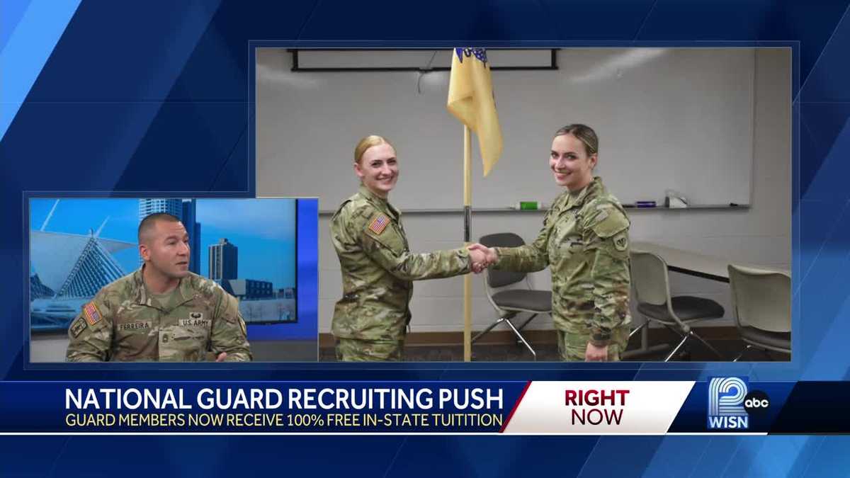 National guard recruiting push in Wisconsin