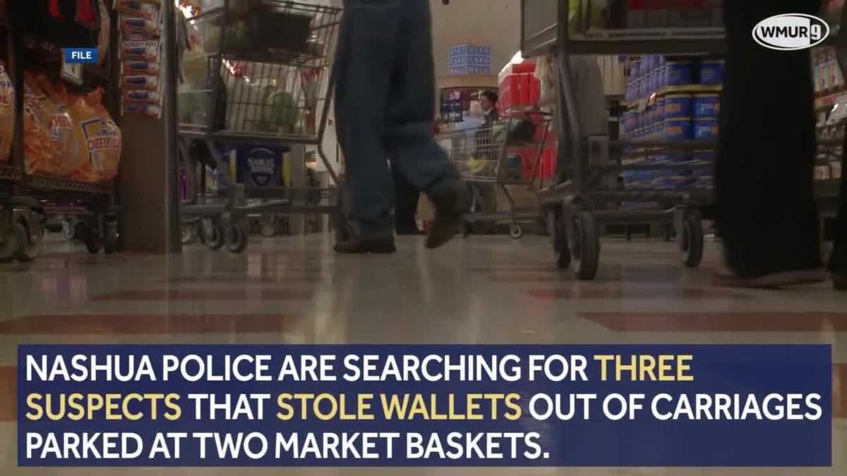 Video: Wallet theft suspects wanted by Nashua police