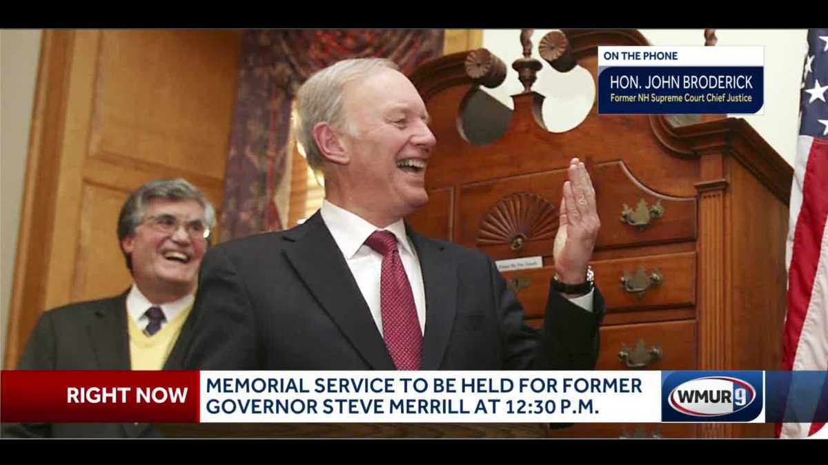 Memorial service to be held for former Gov. Steve Merrill at 12:30 p.m.