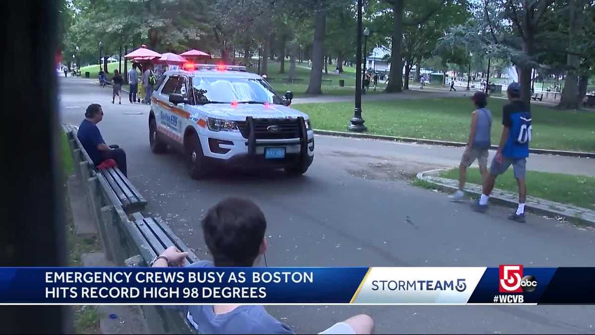 EMS calls spike with temps in Boston