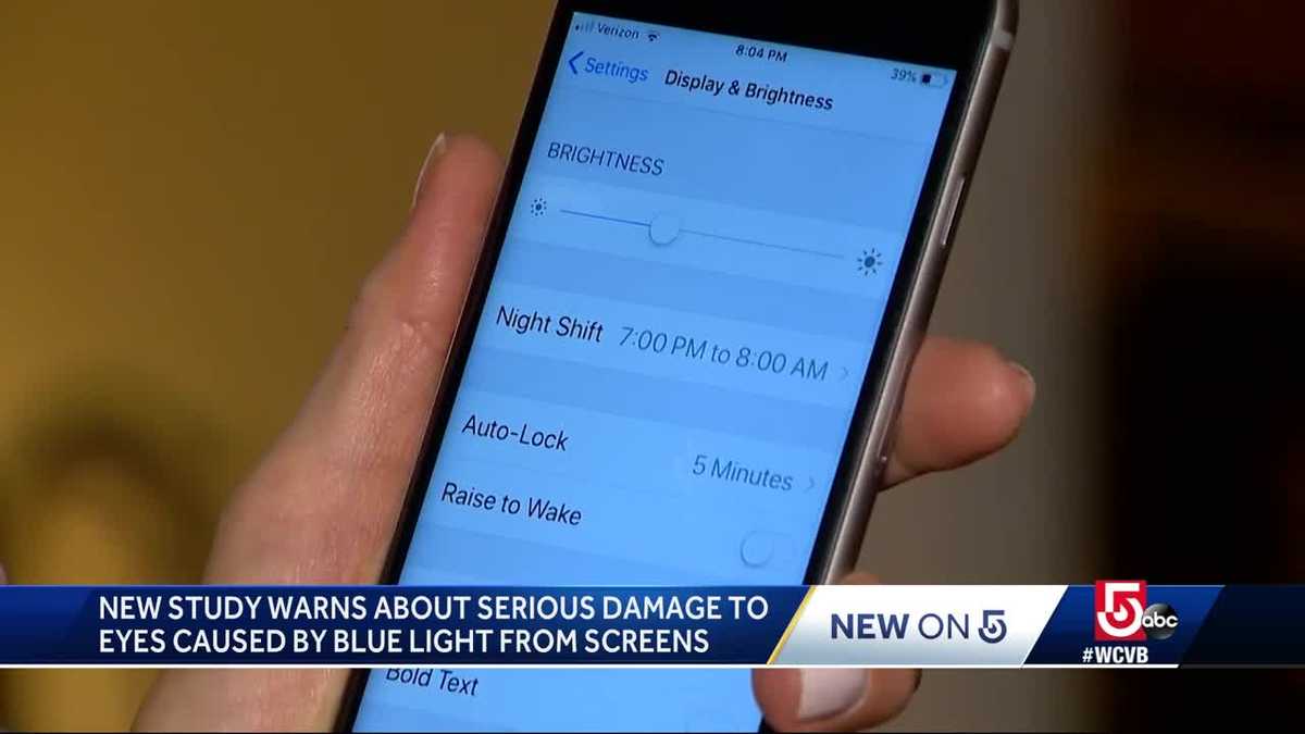 New study warns about damage to eyes caused by blue light from screens