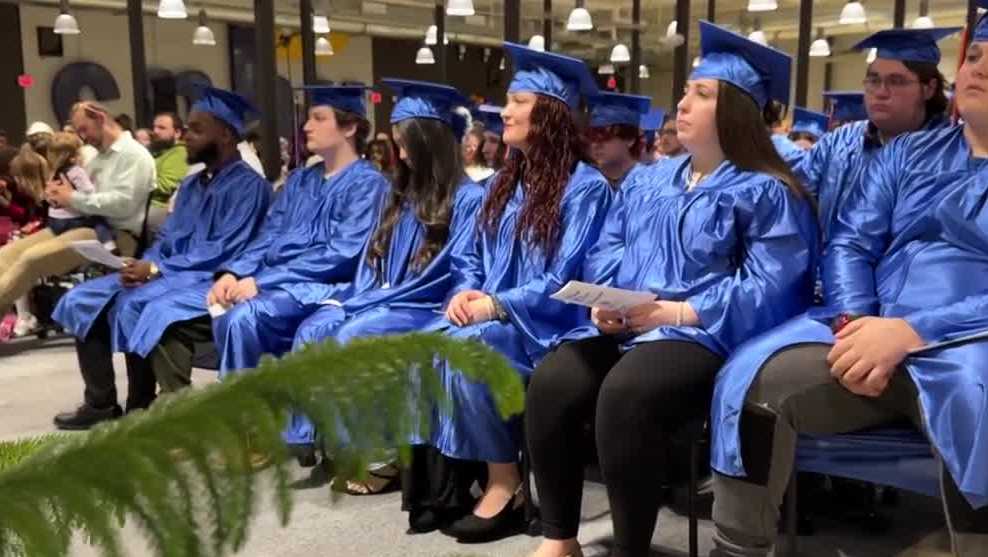 'I worked hard for this': Graduation ceremony held for students in ...