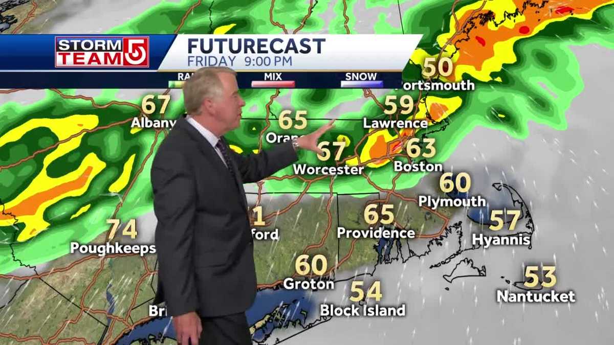 Video: Warm, humid Friday with thunderstorms possible