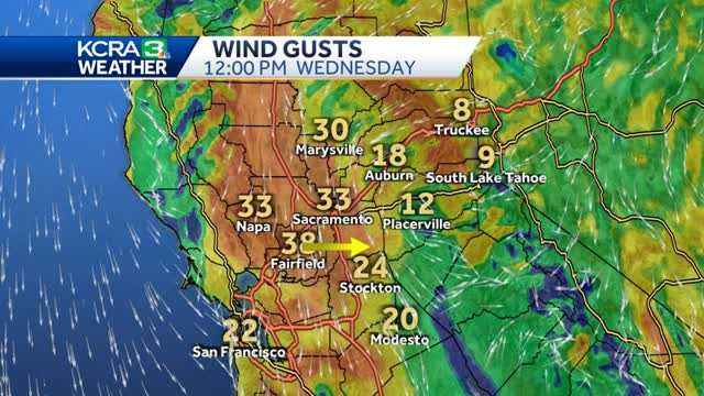 North winds and warming temperatures for Northern California