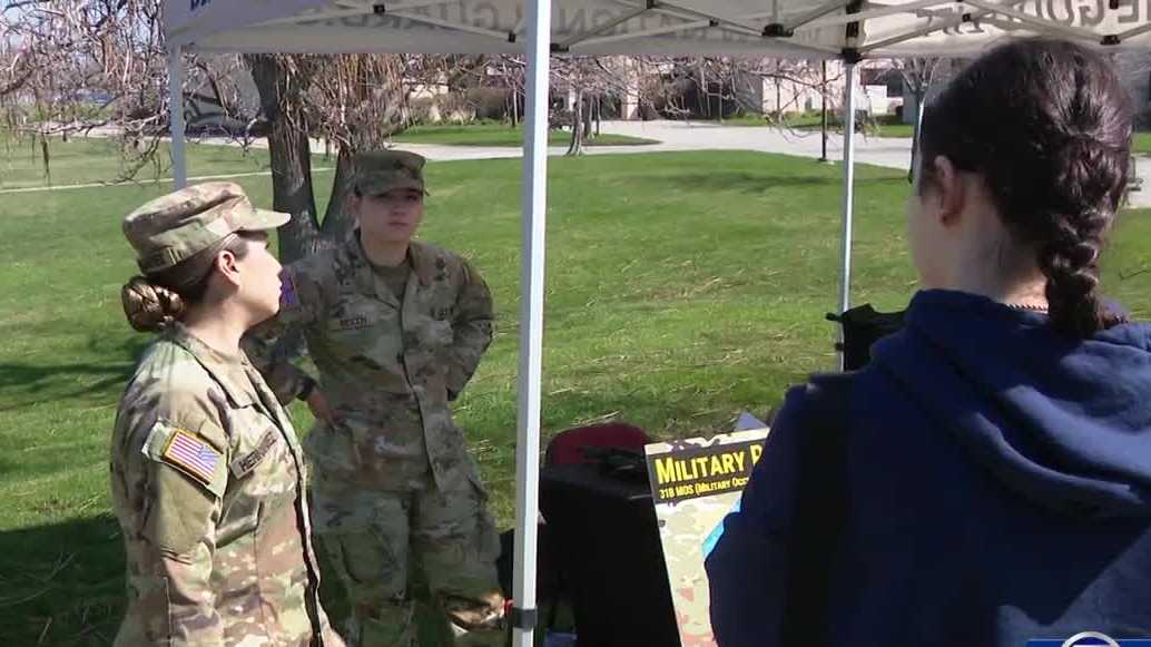 Nebraska Army National Guard event at Bellevue University