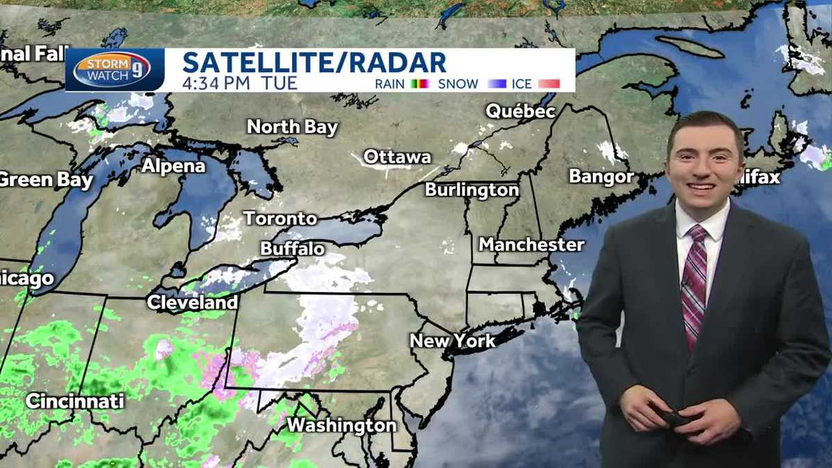 NH weather video: Mostly dry overnight; temperatures hover around freezing