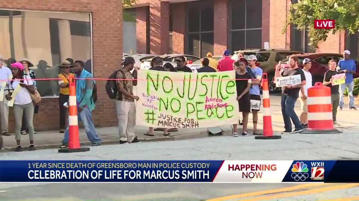 Marcus Smith's family and friends gather on anniversary of his death