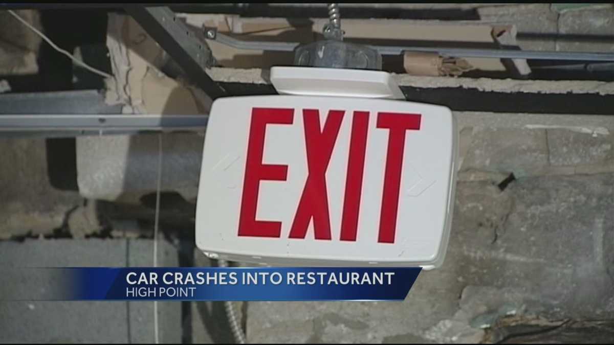 Car Crashes Into Restaurant