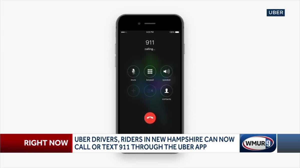 Drivers, riders in New Hampshire can now call, text 911 through Uber app