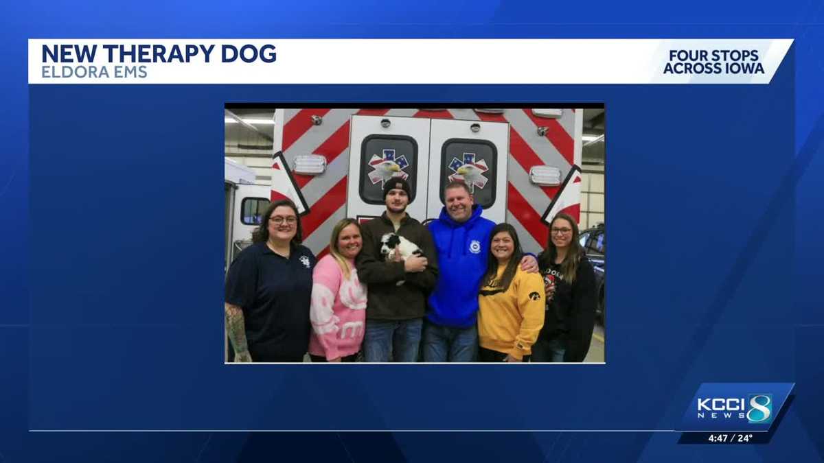 Eldora EMS team introduces new therapy dog
