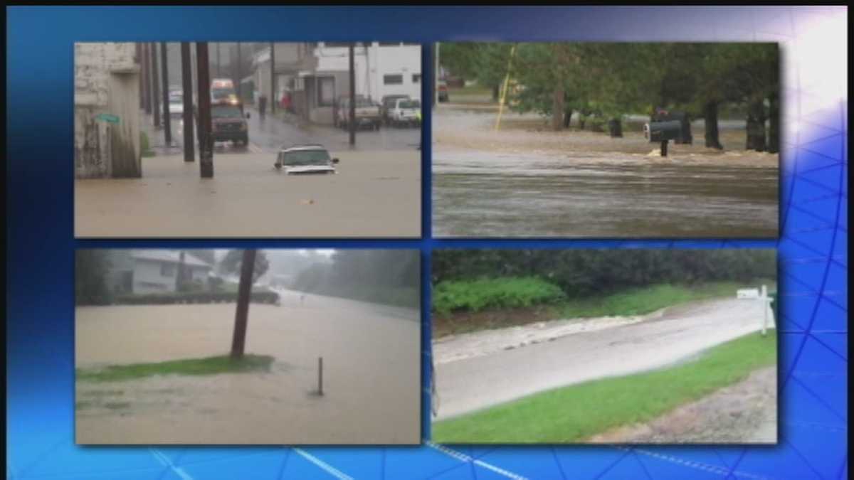 Heavy rainfall brings severe flooding east of Pittsburgh