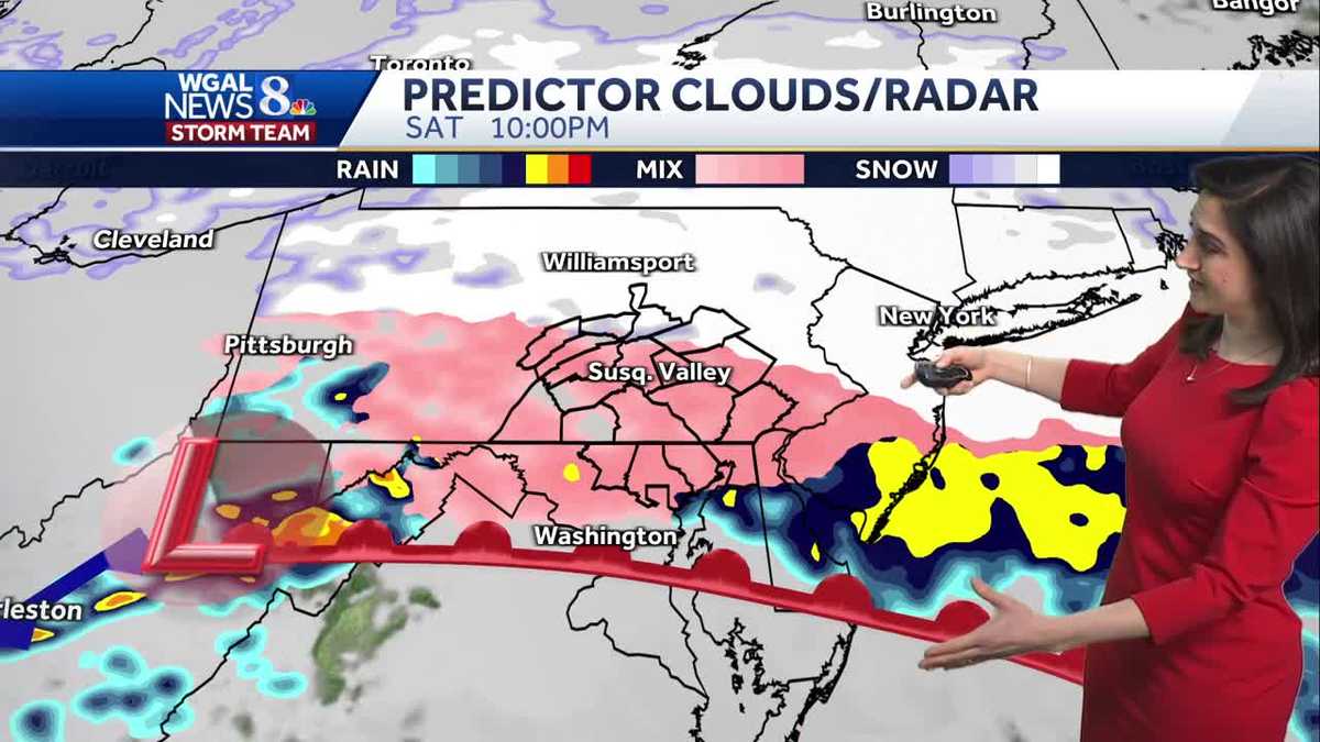 Breezy Friday, next wintry mix arrives Saturday afternoon