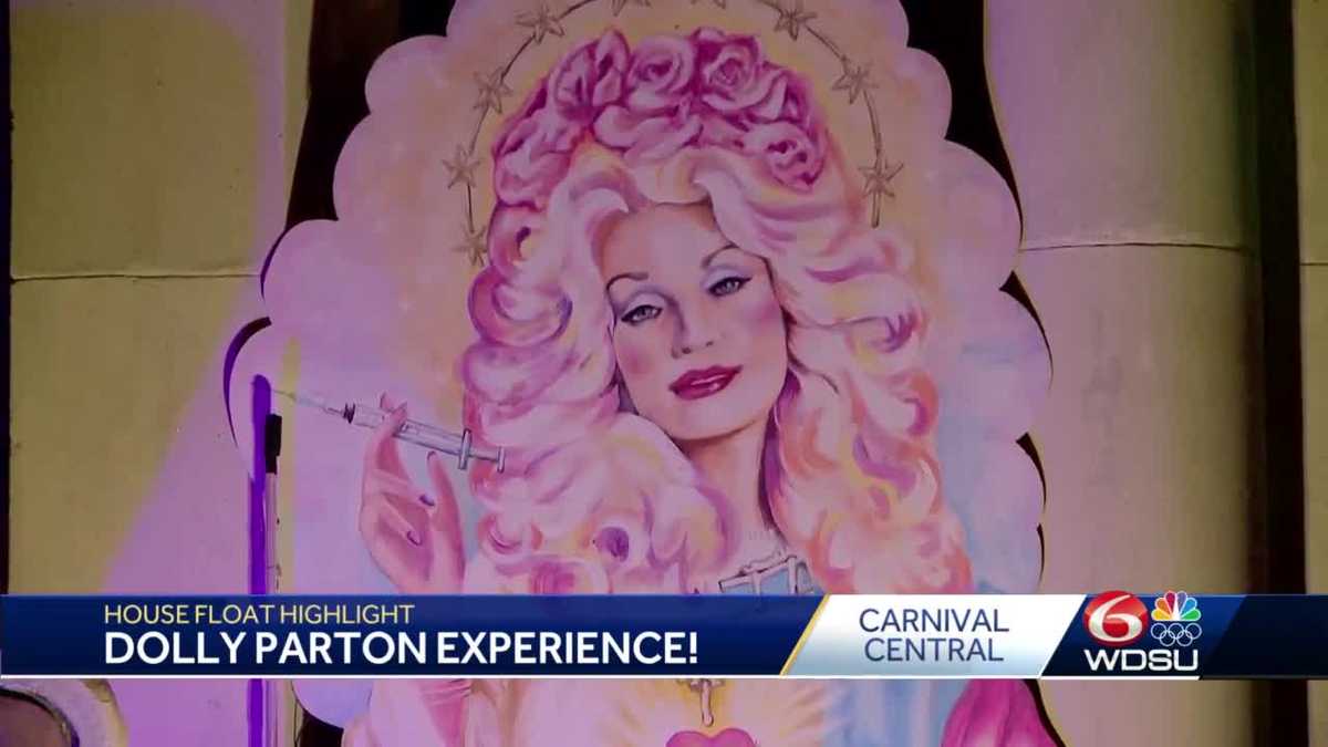 House Floats of many colors honor Country Music star Dolly Parton