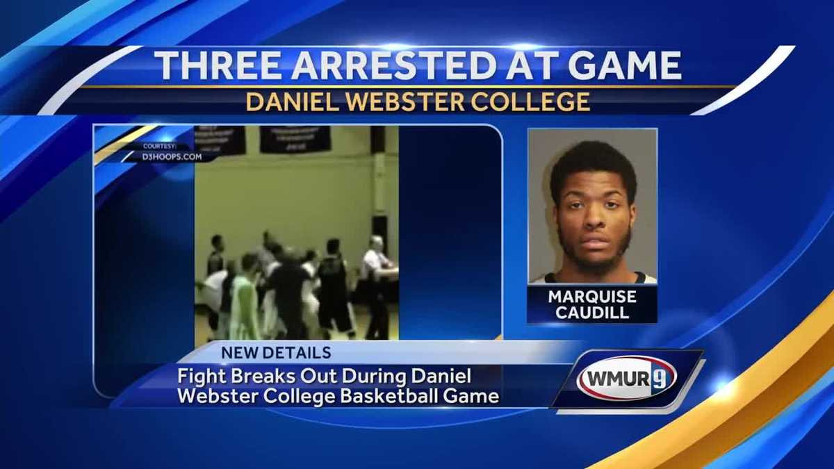 Fight breaks out during Daniel Webster College basketball game