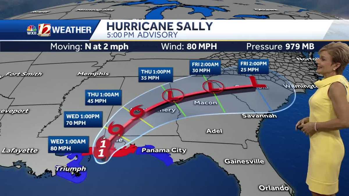 WATCH: Tracking Sally, flood risk for us