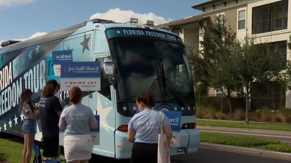 Florida Senate Democrats tour bus makes Seminole County stop