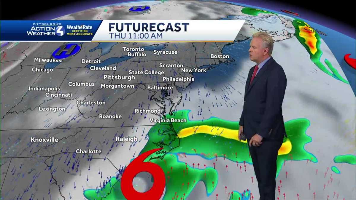 Breezy, mostly cloudy Wednesday