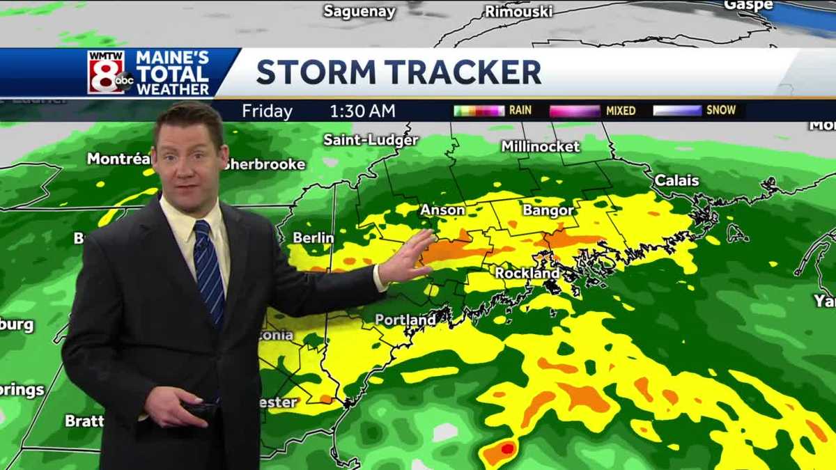 Widespread rain tonight