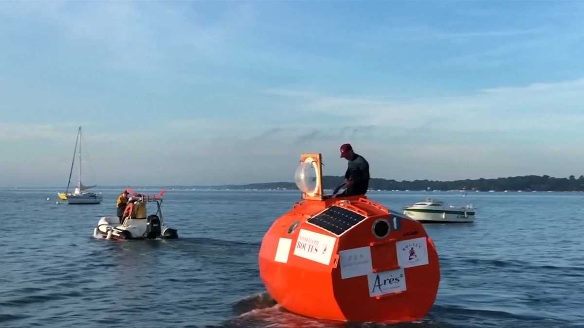71-year-old Frenchman to float across the Atlantic -- in a barrel