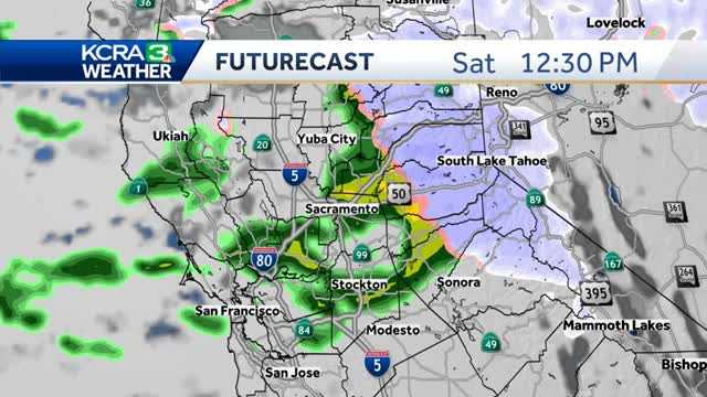 Sunny today but more rain and snow on the way