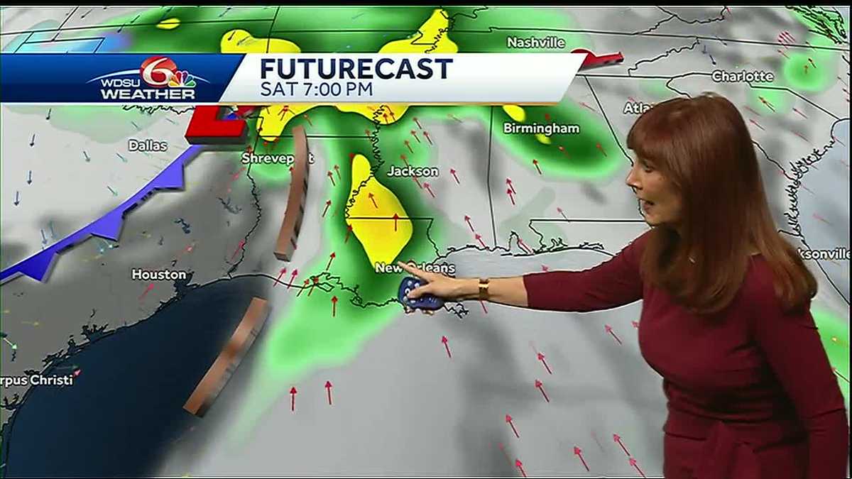 Risk of severe storms Saturday night Risk of severe storms Saturday night